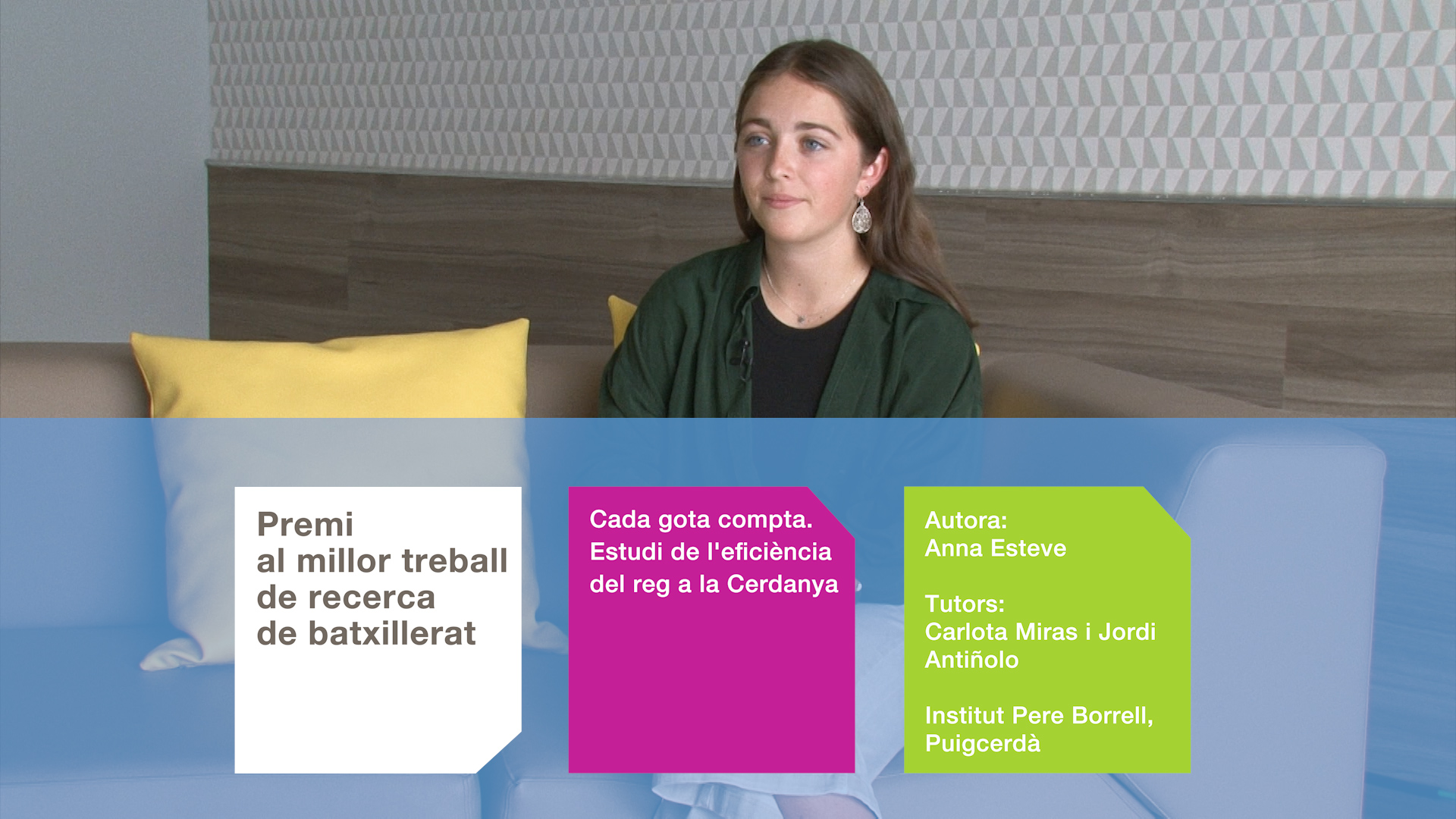 Zonavideo UPC - Anna Esteve, premi al millor treball de recerca de ...