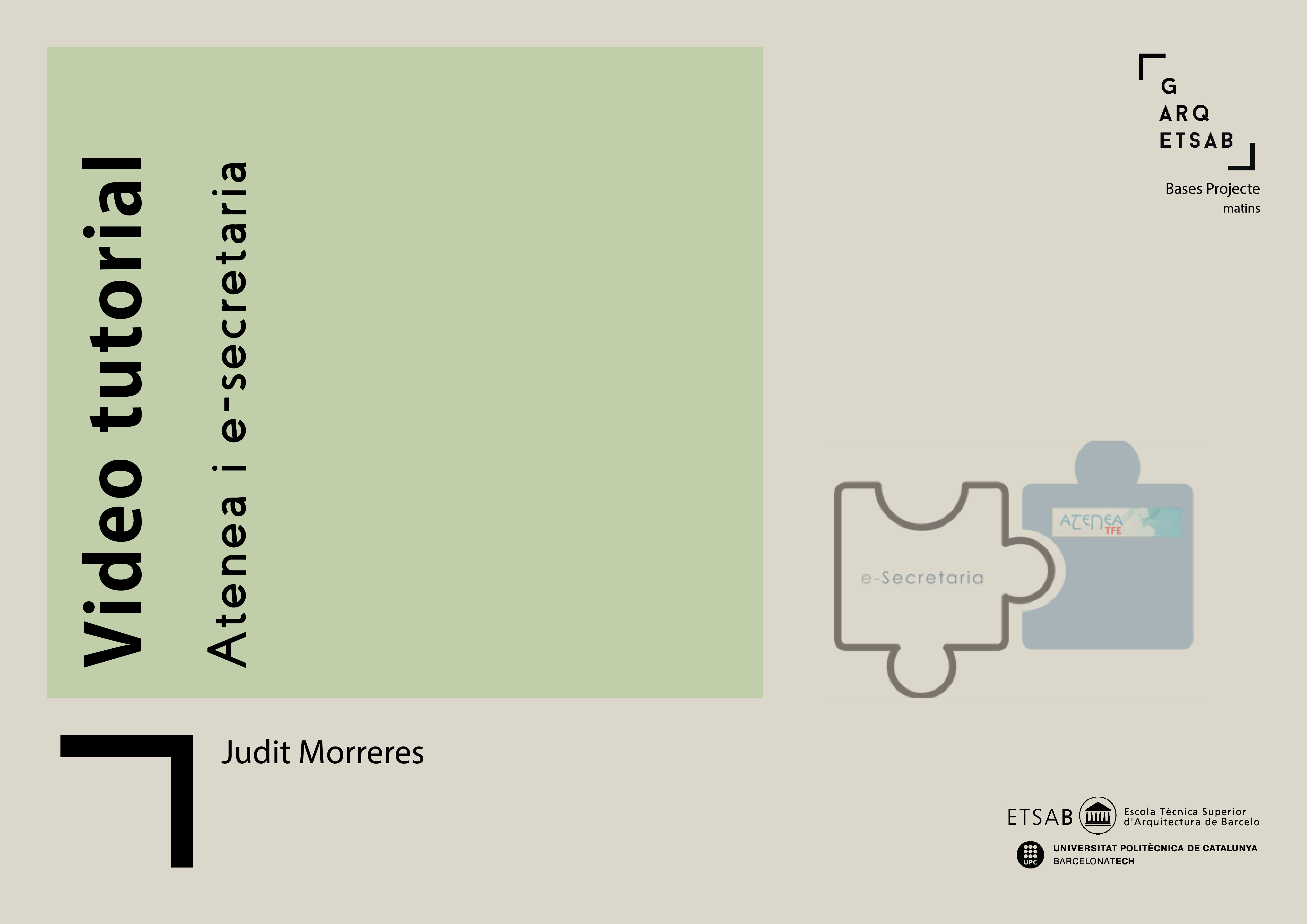 Zonavideo UPC - ETSAB. Videotutorials Bases per al Projecte I-II M (2021)